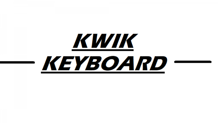 KWIK Keyboard – The Ultimate Computer Keyboard For Optimum Typing ...